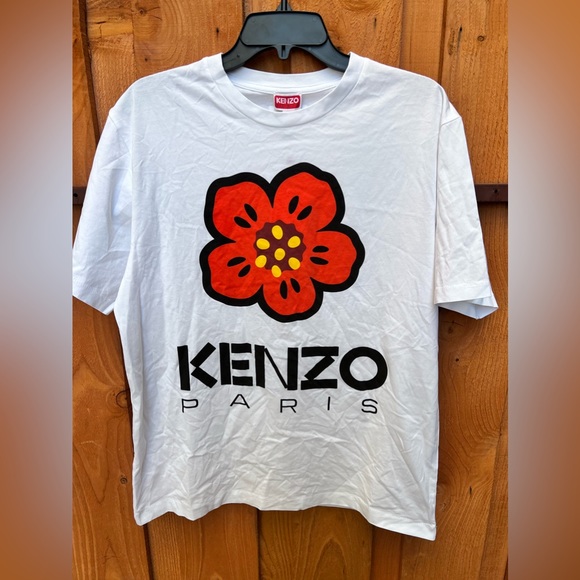 Kenzo | Shirts | New Mens Kenzo White Cotton Boke Flower Classic Tshirt | Poshmark